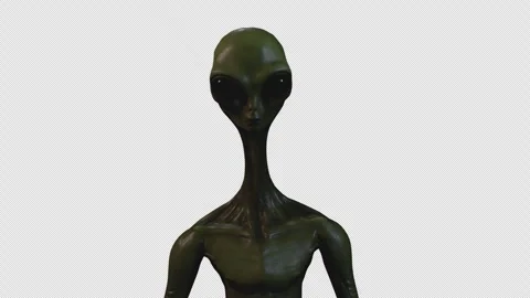 3D Alien Animation Transparent Backgroun... | Stock Video | Pond5