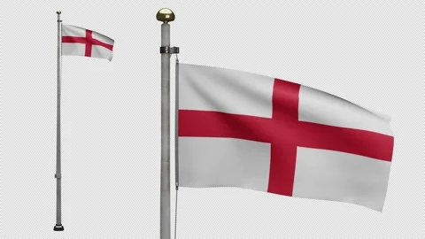 3D Flag England Stock Videos – Royalty-Free HD & 4K Videos | Page 5