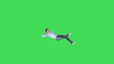 3d american man on green screen walking ... | Stock Video | Pond5