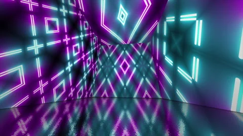 3D and 2D concert stage LED background v... | Stock Video | Pond5