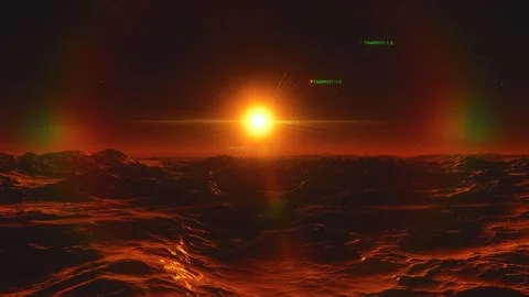 3D animated alien planet in space named ... | Stock Video | Pond5