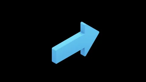 3D Animated Arrow. Animation design elem... | Stock Video | Pond5