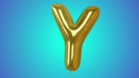 3d animated balloon alphabet with alpha ... | Stock Video | Pond5