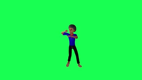 3d animated boy dancing hip-hop front an... | Stock Video | Pond5
