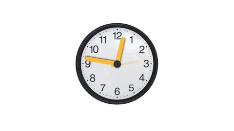 3D Animated Clock Stock Footage ~ Royalty Free Stock Videos | Pond5