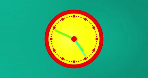 3D animated clock time lapse animation. ... | Stock Video | Pond5