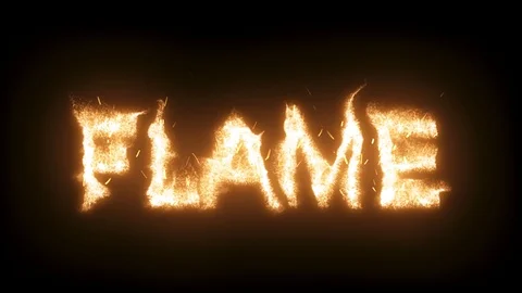 Flaming Text Stock Video Footage | Royalty Free Flaming Text Videos | Pond5