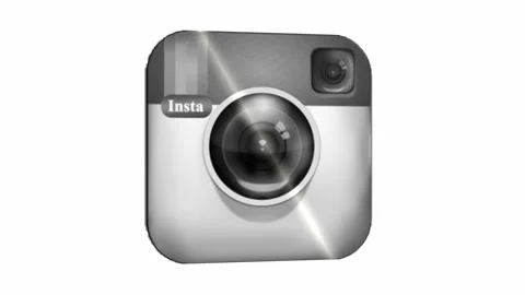 3d animated INSTAGRAM logo animation in ... | Stock Video | Pond5