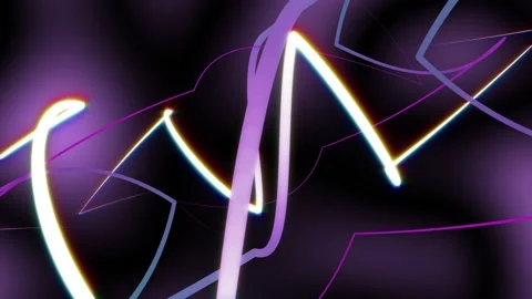 3d animated lines and curves abstract mo... | Stock Video | Pond5