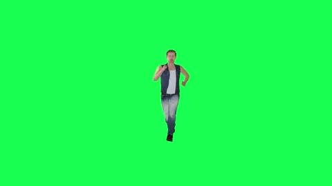 Running Man Green Screen Stock Footage ~ Royalty Free Stock Videos | Pond5