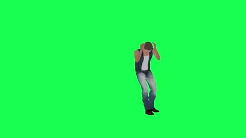 3d animated man running tired, left angl... | Stock Video | Pond5