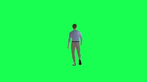 3d animated man walking in the street ba... | Stock Video | Pond5