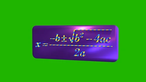 3D animated math formula | Stock Video | Pond5