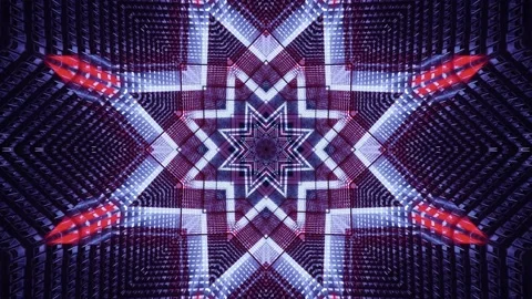 3D animated movement through an octagona... | Stock Video | Pond5