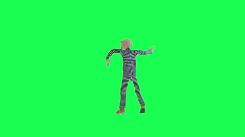 3d animated old man dancing hip-hop, bac... | Stock Video | Pond5