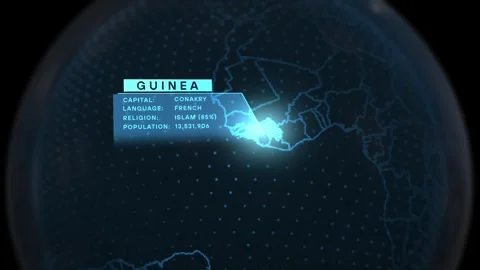 3D Animated Rotating Earth with Highligh... | Stock Video | Pond5