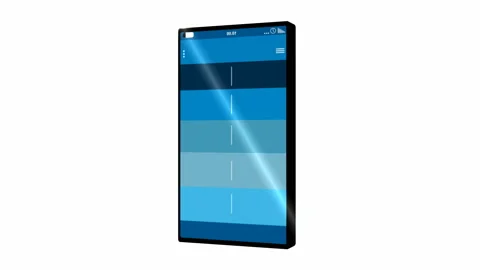 3d animated rotating mobile animation in... | Stock Video | Pond5