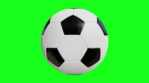 3d animated turning soccer ball with gre... | Stock Video | Pond5