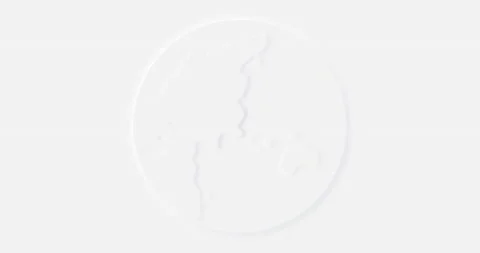 3d animated white world map on light bac... | Stock Video | Pond5