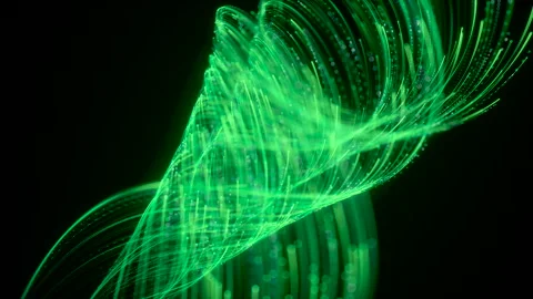 3d animation. Abstract animated neon bac... | Stock Video | Pond5