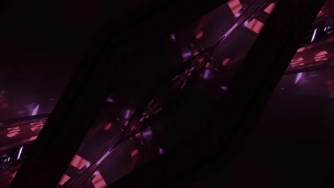 3D animation of an abstract sci-fi space... | Stock Video | Pond5