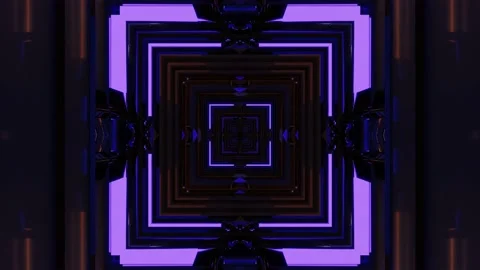3D animation of an abstract sci-fi space... | Stock Video | Pond5