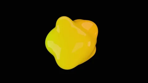 3D animation of Abstract smooth liquid s... | Stock Video | Pond5
