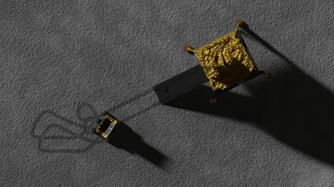 3D Animation aerial view of the Chandray... | Stock Video | Pond5