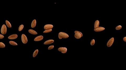 Almond Animation Stock Video Footage | Royalty Free Almond Animation ...