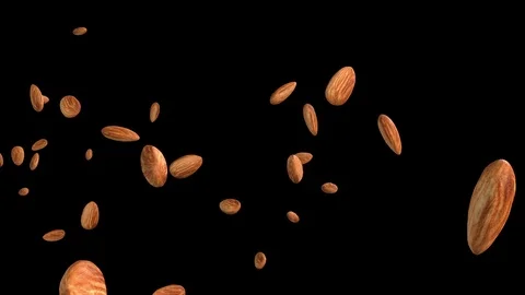 Almond Animation Stock Video Footage | Royalty Free Almond Animation ...