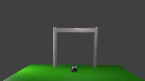 3D animation art of a ball bouncing on a... | Stock Video | Pond5