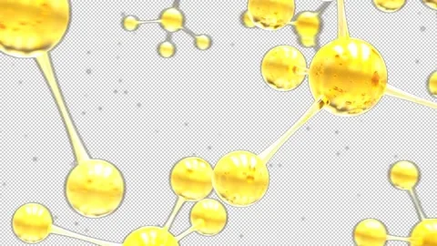 3D Animation Atom molecules flying into ... | Stock Video | Pond5