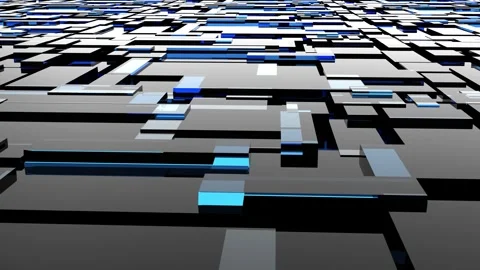 3D Animation Background Blocks 4K Loop | Stock Video | Pond5