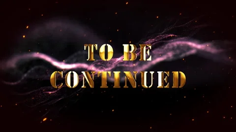 3D animation of To be continued golden t... | Stock Video | Pond5