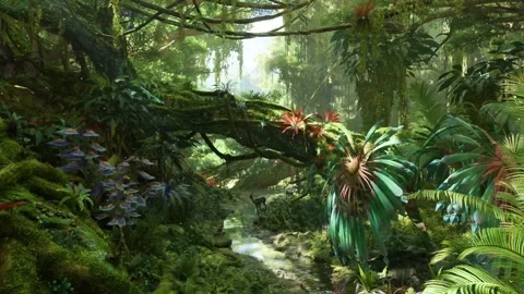 3D Animation of a Beautiful Landscape in... | Stock Video | Pond5