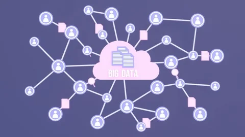 3D Animation Of Big Data. Cloud, Data, S... | Stock Video | Pond5