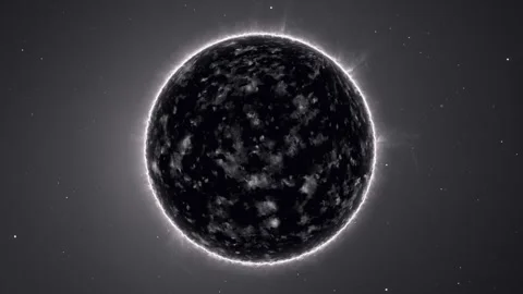 3D animation of a black dwarf star, a co... | Stock Video | Pond5