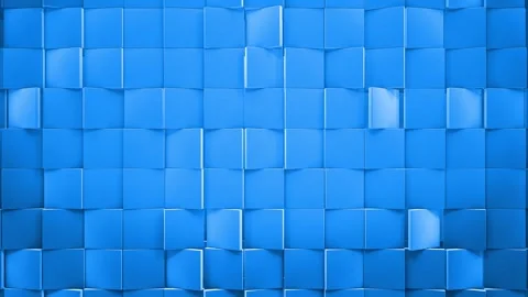 3D Animation of Blue Tile Wall with Rand... | Stock Video | Pond5