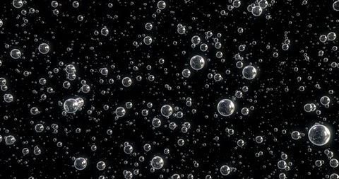 3d animation of bubbles moving and float... | Stock Video | Pond5