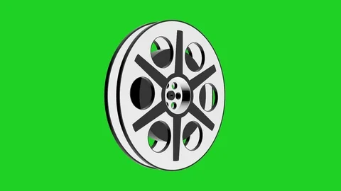 3D Animation of Camera Film Reel, seamle... | Stock Video | Pond5