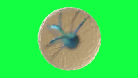 3d animation of a cancer cell on green s... | Stock Video | Pond5