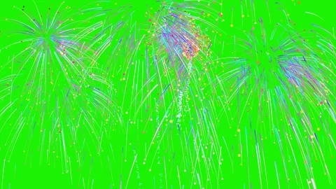 Fireworks Green Screen Stock Footage ~ Royalty Free Stock Videos | Pond5