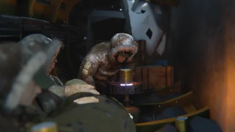 3D Animation of the crew of wrecked plan... | Stock Video | Pond5