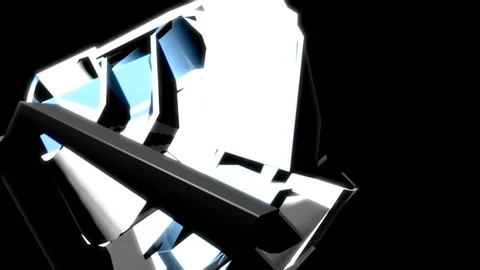 3d animation curved lines and stripes ba... | Stock Video | Pond5