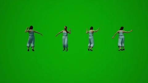 3D animation of European mother on green... | Stock Video | Pond5