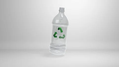 3D animation of floating plastic bottle ... | Stock Video | Pond5