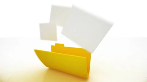 Folder 3D Stock Footage ~ Royalty Free Stock Videos | Pond5