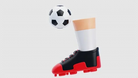 3D Animation of Football player Juggling... | Stock Video | Pond5