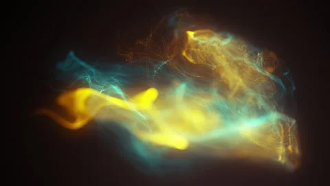 3D animation of a glowing dynamic gust o... | Stock Video | Pond5