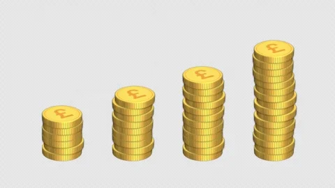 3D Animation of Gold coin with The Briti... | Stock Video | Pond5